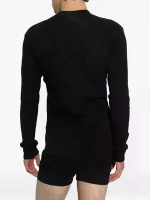 Dsquared2 Ribbed-knit Long-sleeve T-shirt