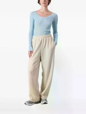 American Vintage Puggy Drawstring Waist Track Pants - Neutrals