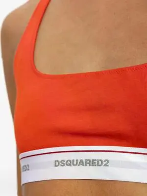 Dsquared2 Logo-underband Racerback Bra