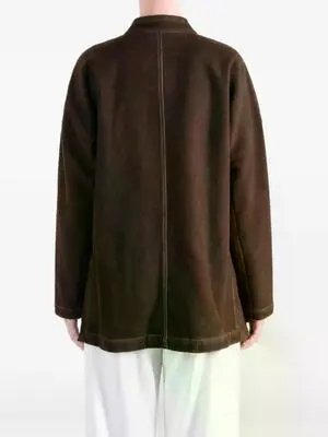 UMA WANG Tassel-embellished Contrast-stitch Jacket