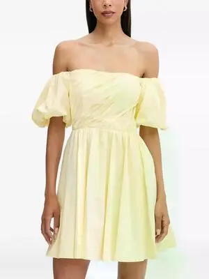 MORGAN Rilou Off-shoulder Draped Mini Dress