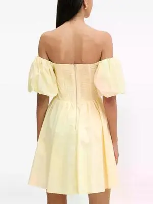 MORGAN Rilou Off-shoulder Draped Mini Dress
