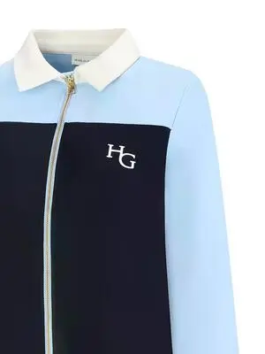 HOUSE OF GRAVITY Zip-up Colour-blocked Shirt