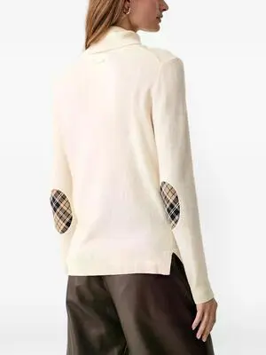 Barbour Check-patch Roll-neck Sweater