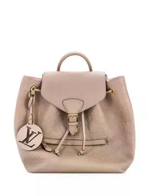 LOUIS VUITTON Montsouris Nm Monogram Empreinte Leather Pm Backpack