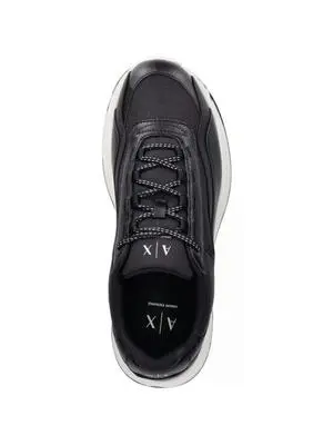 Armani Exchange Logo-print Panelled Sneakers