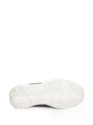 Armani Exchange Logo Print Panelled Sneakers