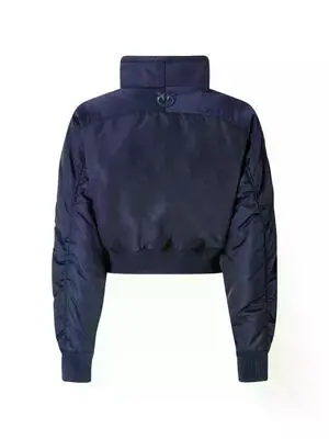 Pinko Short Technical Satin Bomber Jacket