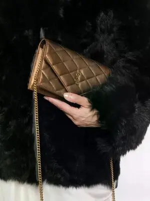 Saint Laurent Paris Quilted-leather Mini Crossbody Bag