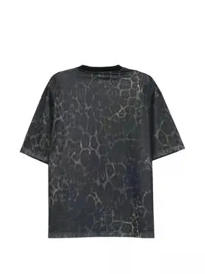 Just Cavalli Animal-print Mesh T-shirt