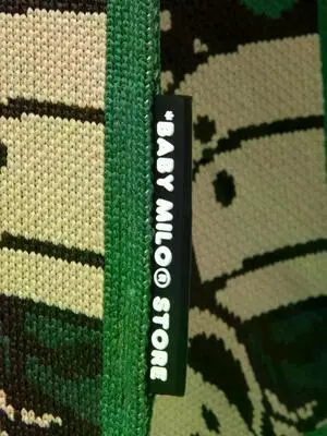 A BATHING APE Large Baby Milo Print Tote Bag