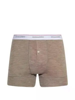 Dsquared2 Logo-waistband Button-detail Boxers