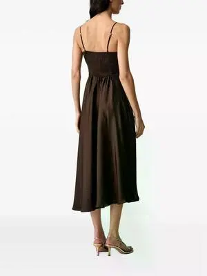 MORGAN Embellished Gathered Midi Dress