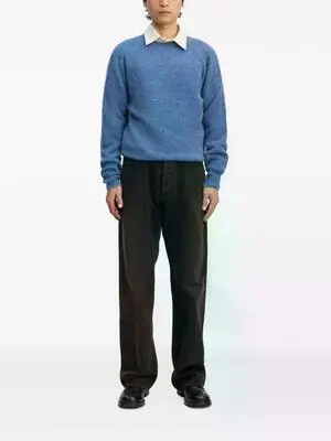 ANOTHER ASPECT Crew-neck Lambswool Sweater