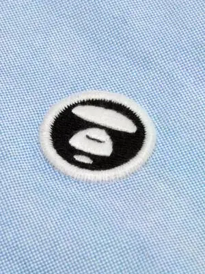 AAPE BY *A BATHING APE Logo-patch Button-down Shirt