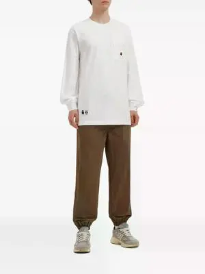 FINGERCROXX Logo-patch Pocket Sweatshirt