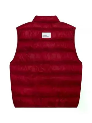 AAPE BY *A BATHING APE Moonface Logo-patch Quilted Gilet - Red
