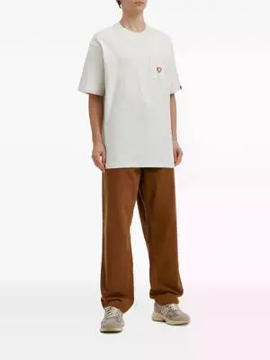 FINGERCROXX Heart-patch Pocket T-shirt