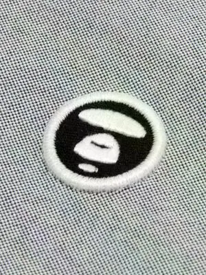 AAPE BY *A BATHING APE Moonface-patch Button-down Shirt