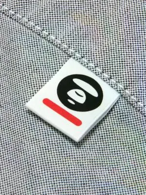 AAPE BY *A BATHING APE Moonface-patch Button-down Shirt