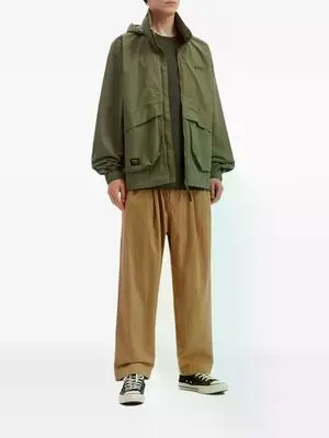 FINGERCROXX Logo-print Hooded Jacket