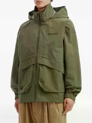FINGERCROXX Logo-print Hooded Jacket