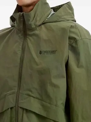 FINGERCROXX Logo-print Hooded Jacket