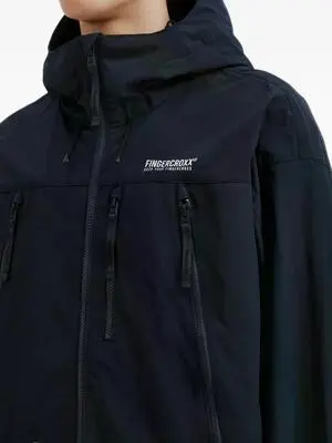 FINGERCROXX Logo-print Hooded Jacket