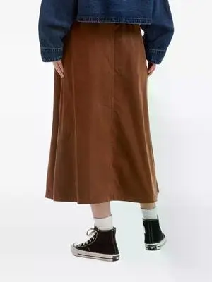 FINGERCROXX Elasticated-waist Midi Skirt