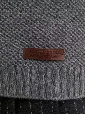 BENETTON Buttoned Knitted Vest