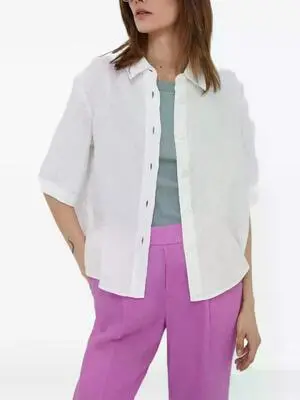 BENETTON Short Sleeve Shirt - White