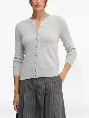 BENETTON Button-front Cardigan - Grey