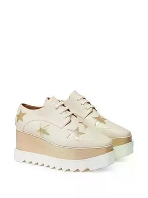 Stella McCartney Metallic Star Elyse Platform Shoes