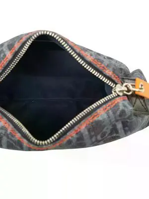 Dior 2006 Oblique Denim Flight Cosmetic Pouch