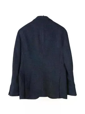Brunello Cucinelli Prince Of Wales Check Single-breasted Blazer