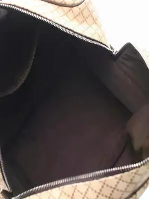 Gucci Gg Canvas Web Boston Bag