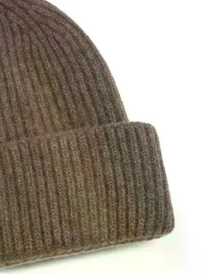 Fedeli Ribbed-knit Beanie Hat