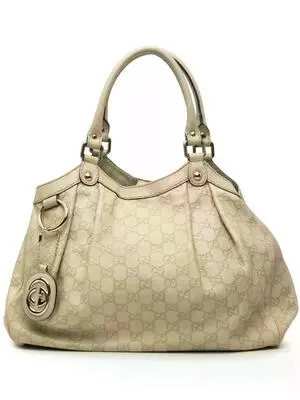 Gucci 2000-2015 Medium Guccissima Sukey Tote Bag - Brown