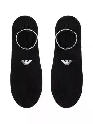 Emporio Armani No-show Socks With Embroidered Logo