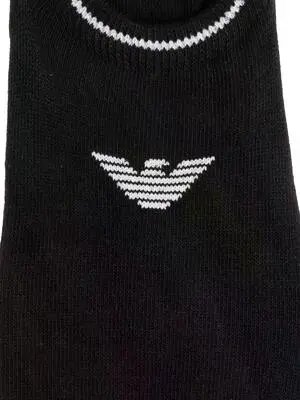 Emporio Armani No-show Socks With Embroidered Logo