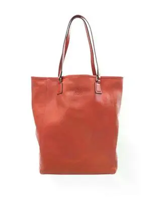 Loewe 2010-2026 Leather Tote Bag - Red