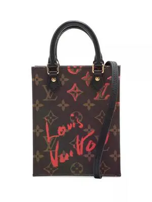 LOUIS VUITTON 2021-2026 Monogram Petit Fall In Love Sac Plat Satchel - Brown