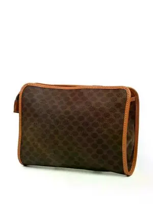 Celine 2011 Macadam Coated Canvas Clutch Bag