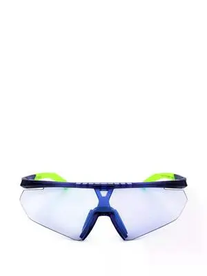 Adidas Geometric-frame Sunglasses - Blue