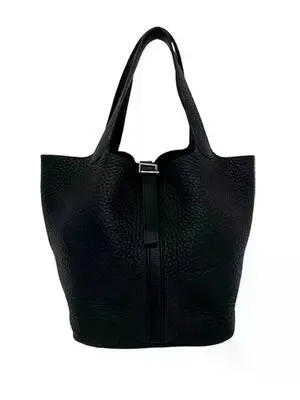 Hermès 2006 Clemence Picotin Lock 22 Handbag - Black