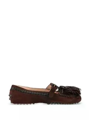 TOD'S Gommino-sole Fringe-detail Loafers