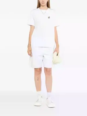 AGNES B. Logo-embroidered T-shirt