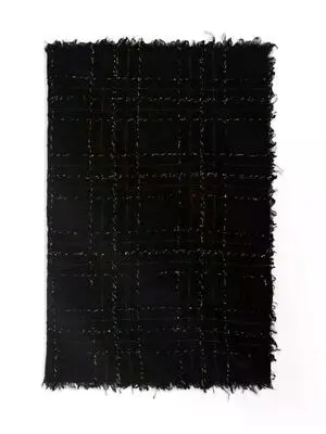 Faliero Sarti New Diletta Frayed Check Scarf