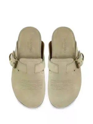 BUTTERO® Buckle-strap Mules