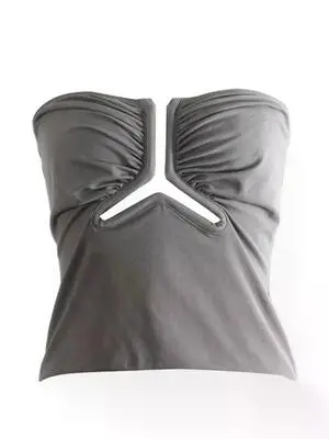 Rick Owens Cut-out Ruched Top